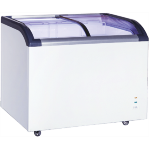 Sd-320q 273l 1m Supermarket Commercial Curved Glass Sliding Door Ice ...