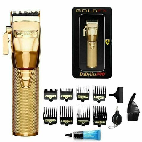 Authentic Babyliss Pro Gold Fx Fx870g Cord Cordless Adjustable Clippers ...