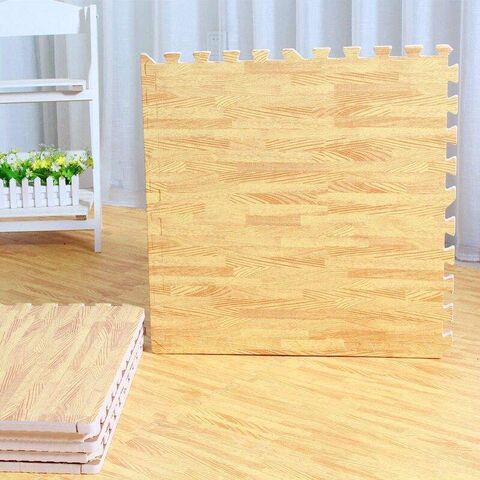 Reversible High Density Eva Foam Puzzle Mats/wood Grain Interlocking ...