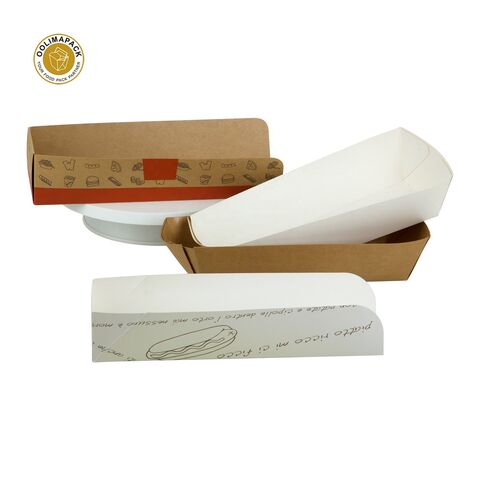 Wholesale Custom Take Away Printing Biodegradable Hot Dog Paper Box ...