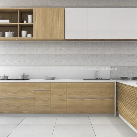 Custom Usa Rta Solid Wood Shaker Modular Gray Glossy Kitchen Cabinets With Cheap Price New ...