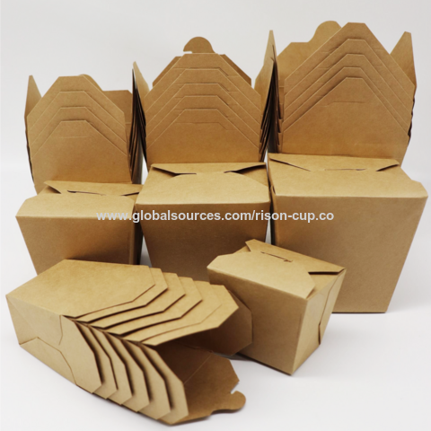 Buy Wholesale China Wholesale Manufactory Disposable Kraft Food Packing ...