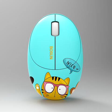 Fashion Style ,wireless Mouse, Cartoon Design Silent 2.4g Mouse Optical ...