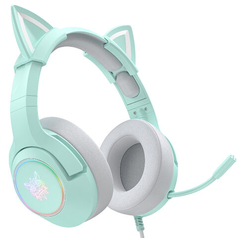 Onikuma Microphone Wired Headsets Blue Cat K9 Rgb Led Ps4 E-sports ...