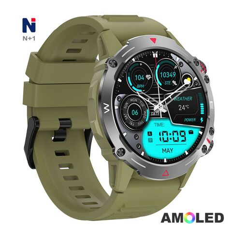 Buy Wholesale China Low Moq Fitcloudpro Nks07 Amoled Screen Smart Watch ...