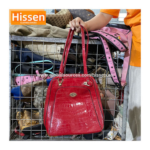 High Quality Wholesale Second Hand Leather Tote Ladies Used Bags From ...