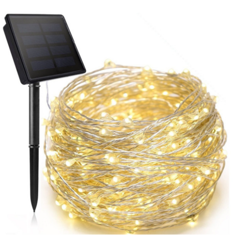 200 Bulbs 72ft Indoor Outdoor Decor Christmas Flexible Mini Rice Chain ...