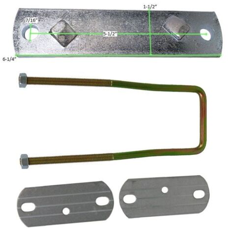 Buy Wholesale China Strap Bunk Mounting Bracket Tie Plate U-bolt Spare ...