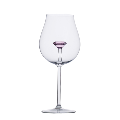 Customize 700ml Transparent Lead Free Long Stem Glass Goblets For Party ...