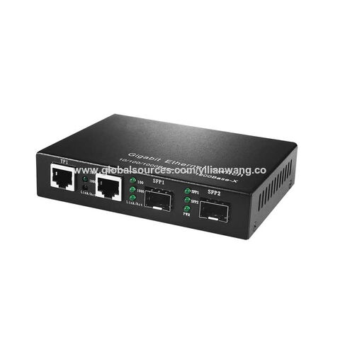 Buy Wholesale China Fiber Media Converter Gigabit Ethernet 1 X 10/100 ...