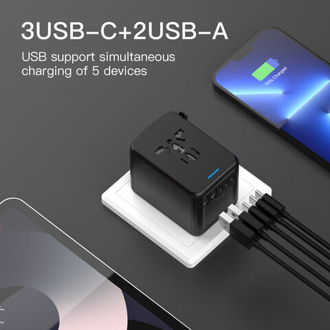 Bulk Buy China Wholesale Charging Universal Travel Power Adapter With 3 Usb 1 Type C $7.5 from ...