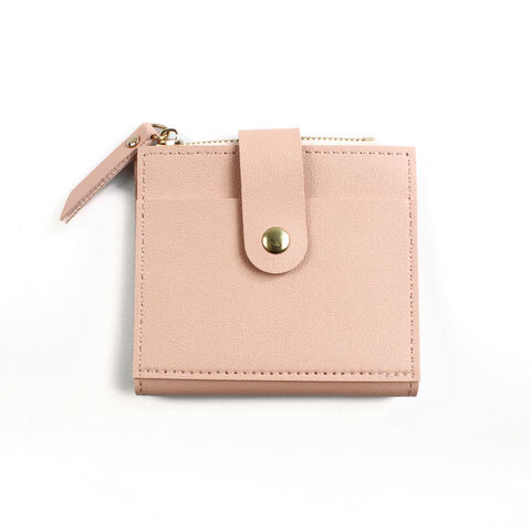 Buy Wholesale China Fashion Pu Leather Card Holder Zipper Wallets Small ...