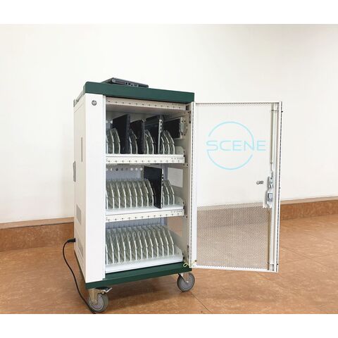 36 Type-c Ports Fast Dc Charging Cart Charging Cabinet Charging Trolley ...