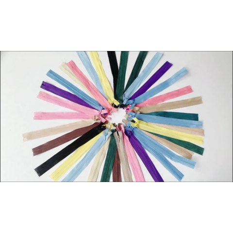 Buy Wholesale China Garment Custom 3# Nylon Invisible Zipper Recycled ...