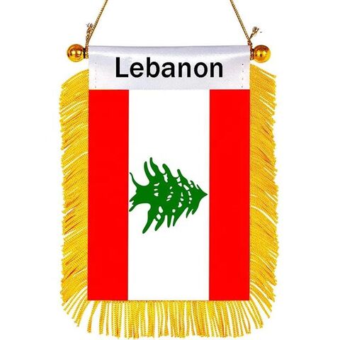 Buy Wholesale China Lebanon Flag Lebanese Window Hanging Flag Small ...
