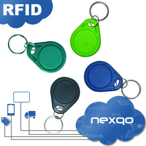 13.56mhz Waterproof Rewritable Key Tag For Access Control Key Fob Rfid ...