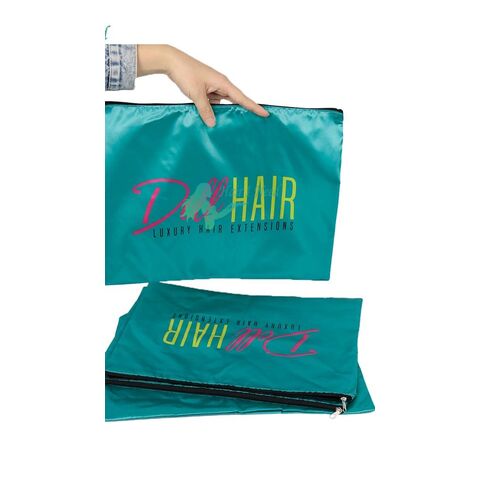 Buy China Wholesale Custom Logo Satin Hair Stylist Travel Zipper Carry ...