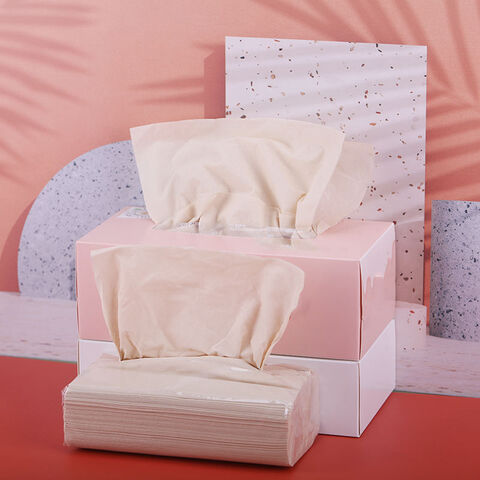 Custom 2ply White Bamboo Box Tissue Paper Facial Tissue - China ...