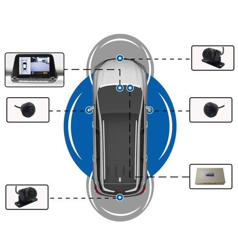 360 Degree Bird View System Car Security Camera 2d Hs Hisilicon Avm Car ...