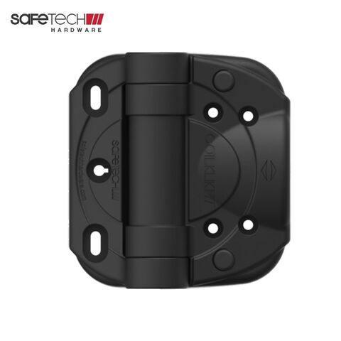 Compre Safetech Black Heavy Duty Self-closing Vinyl Gate Hinges Fence ...