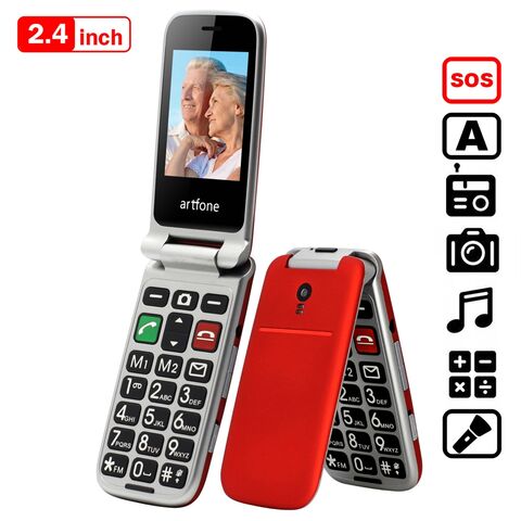 Artfone Factory Wholesale 2g Flip Phone Button Phones Cell Phone Gift ...