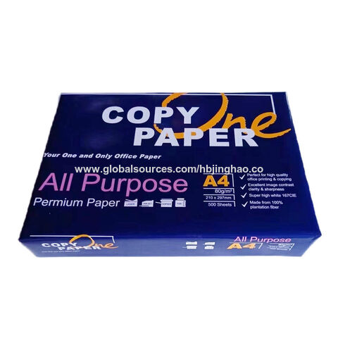 Buy Wholesale China A4 Copy Paper 100% Wood 70g 80g A4 Paper & A4 Paper ...