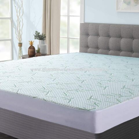 Buy Wholesale China Hotel Circuit Knit Bamboo Mattress Protector With ...