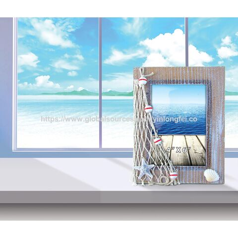Buy Wholesale China Handmade Tropical Sand Nautical Picture Frame For ...