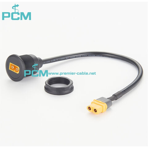 Buy Wholesale China Xt60 Male To Female Panel Mount Cable & Threaded ...