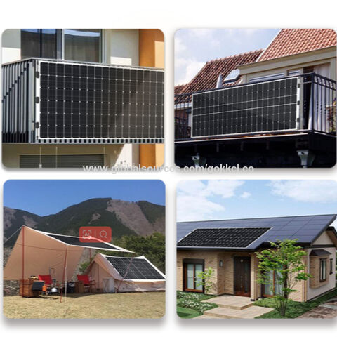 Multi-scene 105-380w High Efficiency Flexible Solar Panels Balcony Rvs ...