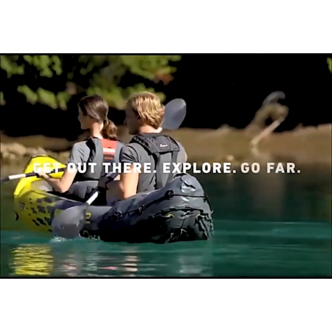 Intex 68307 K2 Kayak 2 Person Inflatable Boat With Paddles And Pump ...