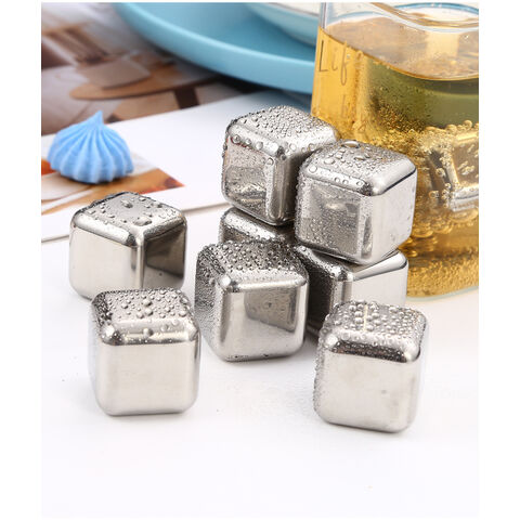 Buy Wholesale China 304 Stainless Steel Ice Cubes Edible Metal Frozen ...