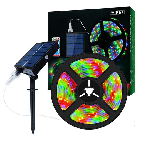 Buy Wholesale China Outdoor Solar Led Strip Lights P67 Waterproof 2835 ...