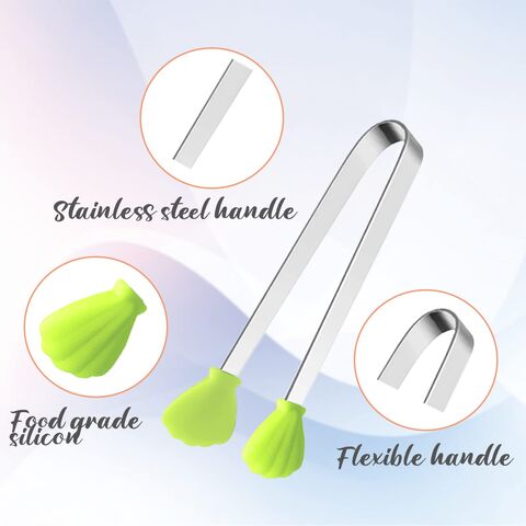 Buy Wholesale China 8pcs Silicone Mini Tongs 5inch Hand Shape Food ...