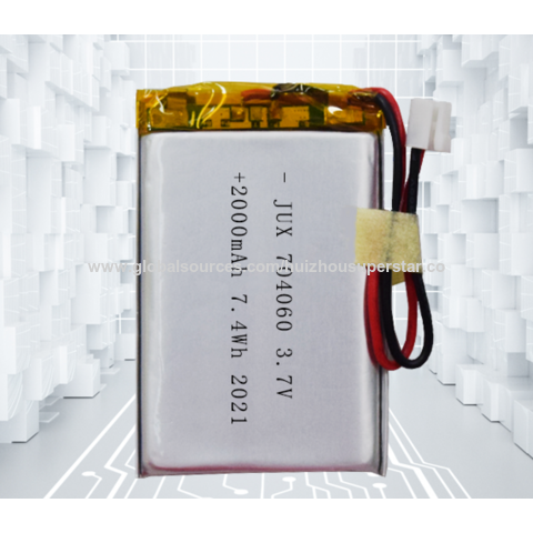 Li Po Ion Lipo, Polymer Lithium Battery With 3.7v/2000mah, Manufactory ...