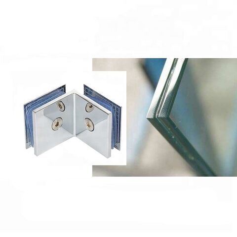 Buy Wholesale China High Quality Glass Partition Brace 90 Degree Double ...