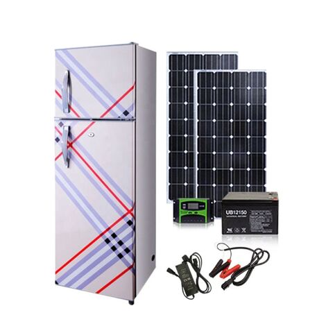 Good Sale 168l Solar Power Freezer Refrigerator Luxury Kitchen Two Door ...