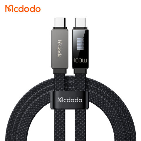 Buy Wholesale China Mcdodo 447 Led Rhythm Display Charger Cable Type C To Type C 100w E-mark ...