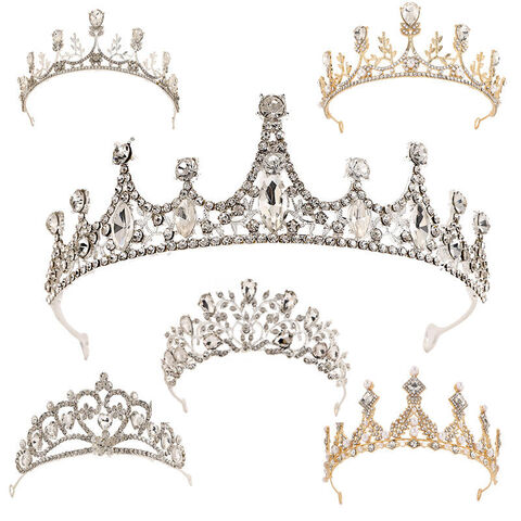 Fashion Bling Party Hair Crown Accessories Rhinestone Crystal Luxury ...
