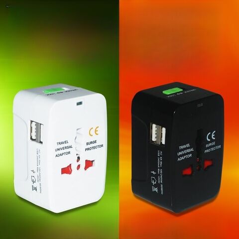 Buy Wholesale China Universal Conversion Plug Dual Usb Port 5v2.4a Travel Charger Multi-function ...