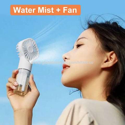 Buy Wholesale China Mini Handheld Misting Fan Rechargeable Outdoor ...