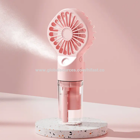 Buy Wholesale China Gift Sets Mini Handheld Misting Fan Rechargeable ...
