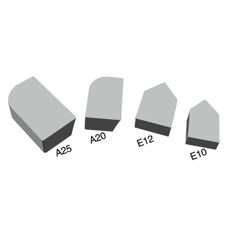 Cemented Carbide Brazed Tips Tungsten Carbide Tool Tips A20 Carbide ...