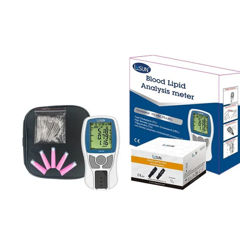 Built-in Battery Blood Lipid Analysis Meter Total Cholesterol ...