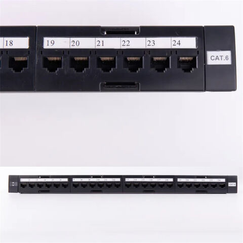 Buy Wholesale China High Quality Ethernet Cat6 Patch Panel 24port Rj45 ...