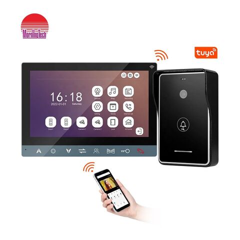 Wireless Wifi Video Doorbell Intercom System With Camera And Monitor ...