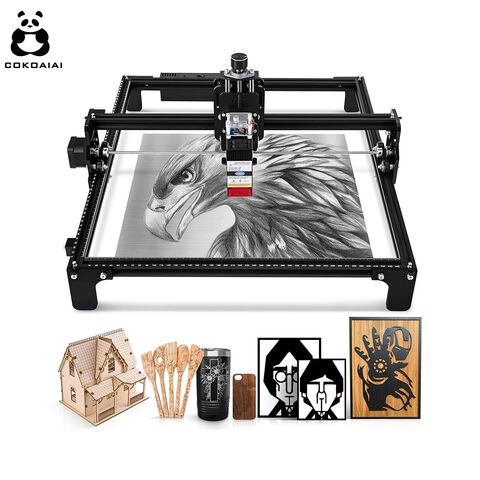Cokoaiai 40w 42cm*40cm Laser 0.2-0.8mm Spot Laser Engraver Diy 80w Mini ...