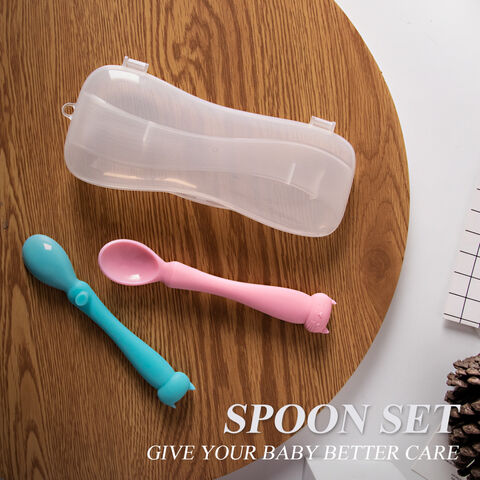 Buy Wholesale China Food Grade Silicone Infant Feeding Spoon Baby Spoon ...