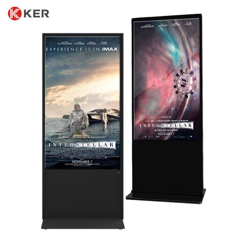 Hot Sale 65 Inch Stand Floor Digital Signage Player Advertising Machine ...