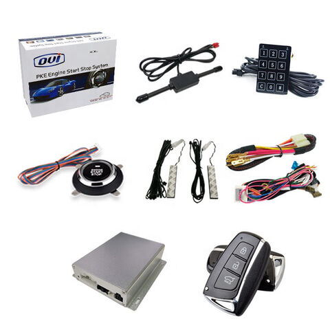 New Remote Start Car Alarm System Remote Start Stop Pke Functions Push ...